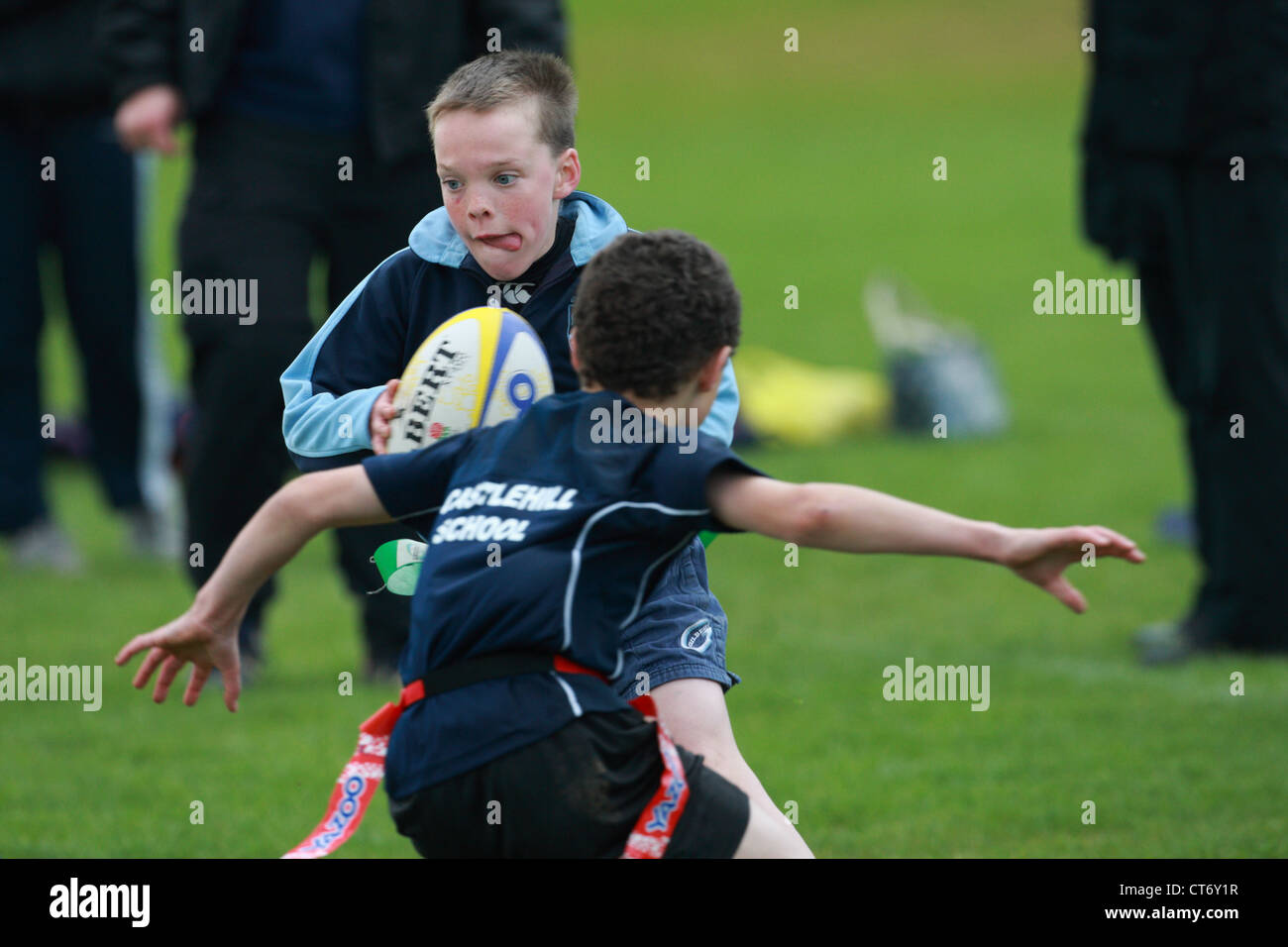 Tag Rugby festival organised by the Gloucestershire Constabulary Stock ...
