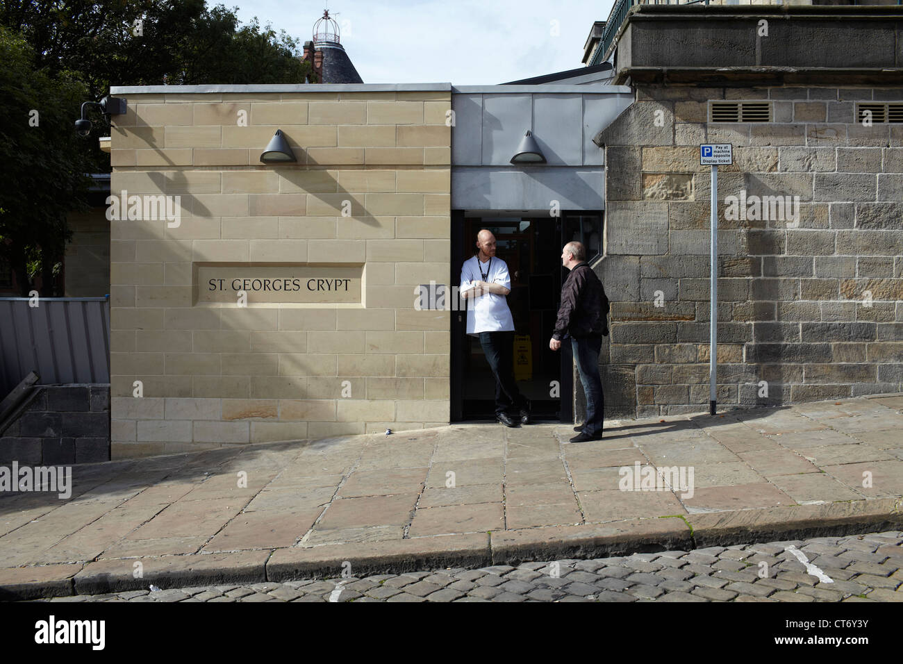 St. George's Crypt homeless charity drop-in centre, Leeds, UK Stock ...