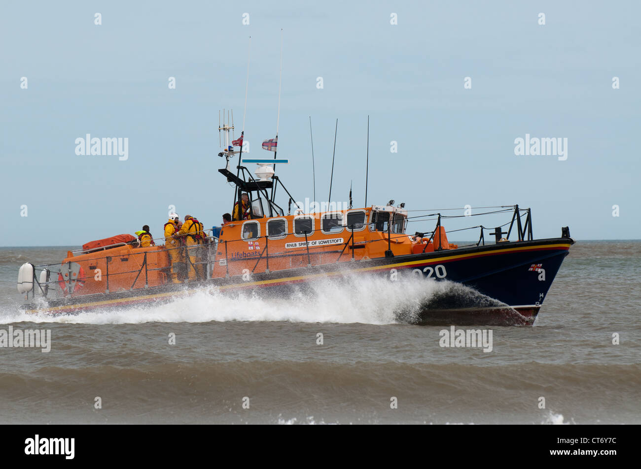 Spirit of Lowestoft RNLI Tyne class lifeboat Stock Photo - Alamy