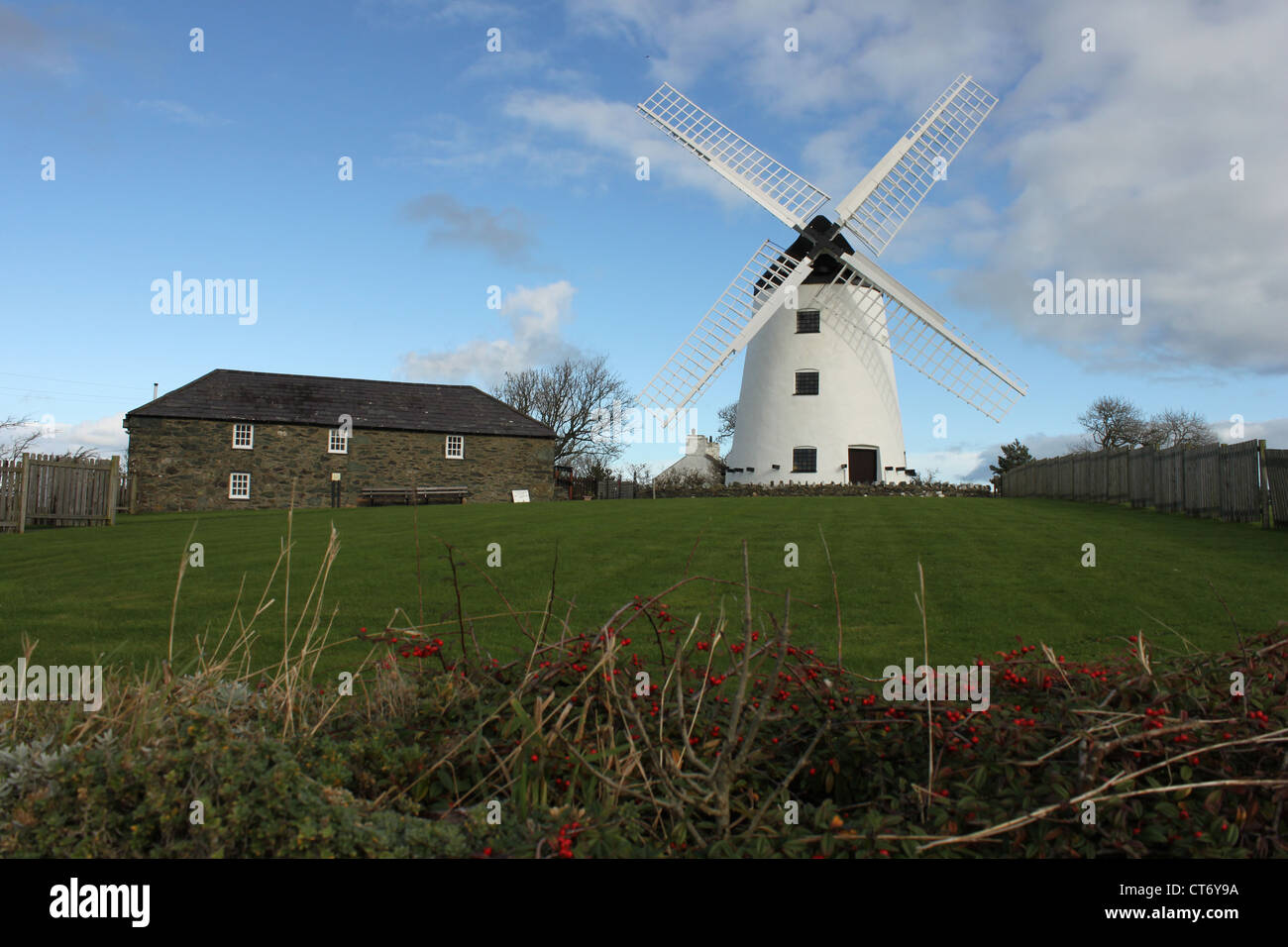 Windmill, North Wales Stock Photo - Alamy