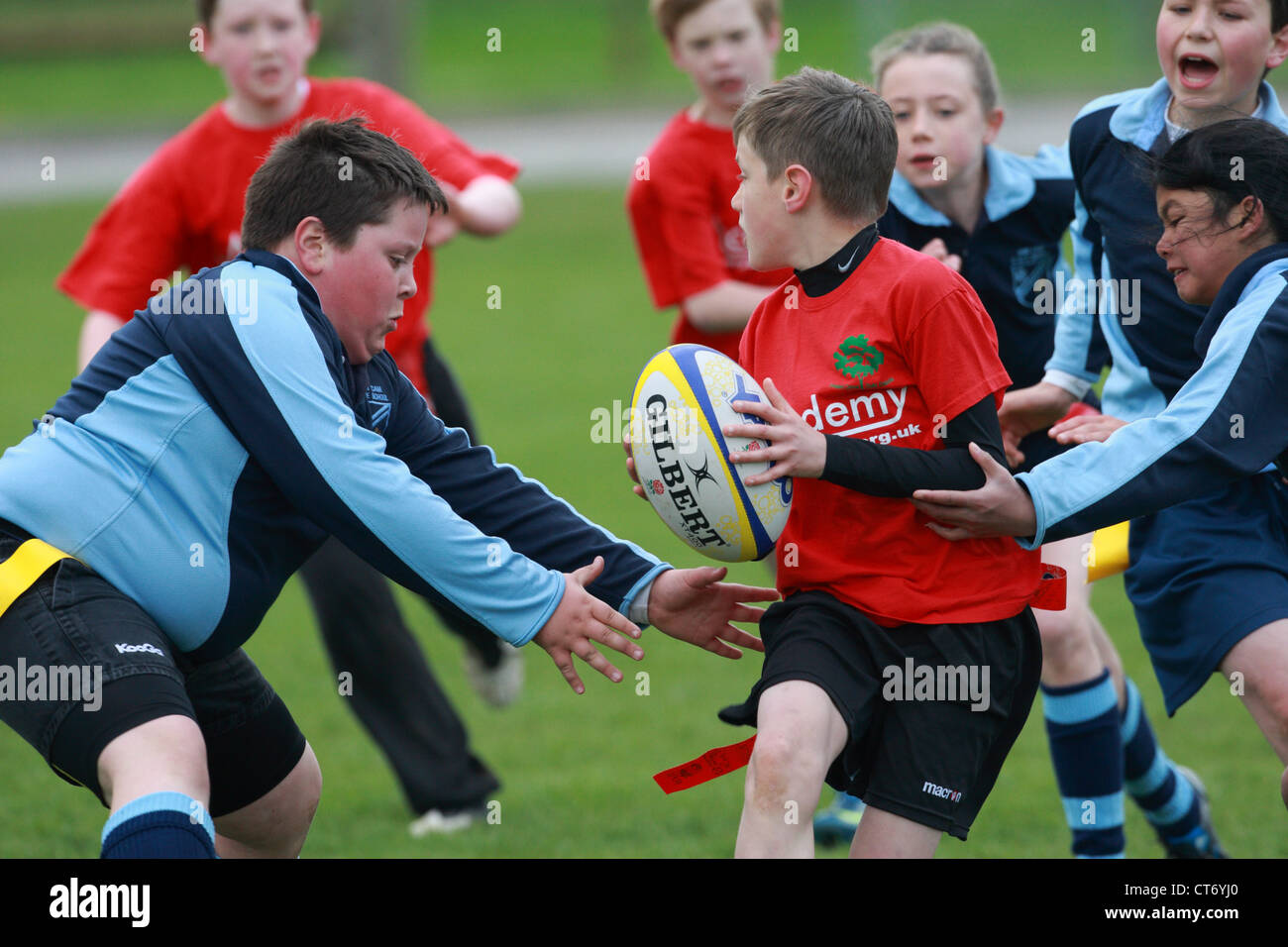 Tag Rugby festival organised by the Gloucestershire Constabulary Stock ...