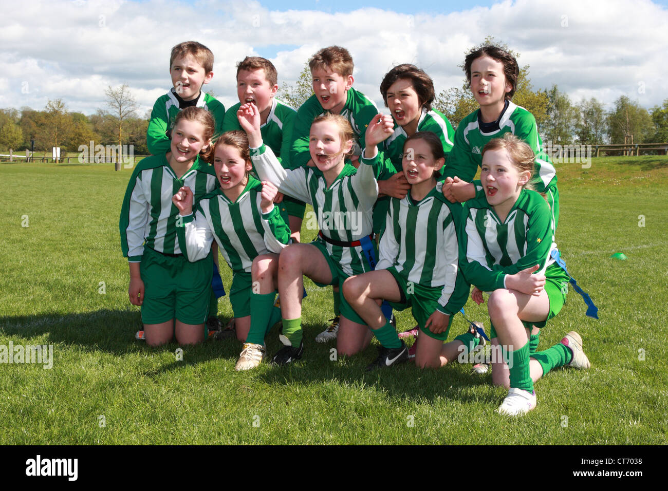 Tag Rugby festival organised by the Gloucestershire Constabulary Stock ...