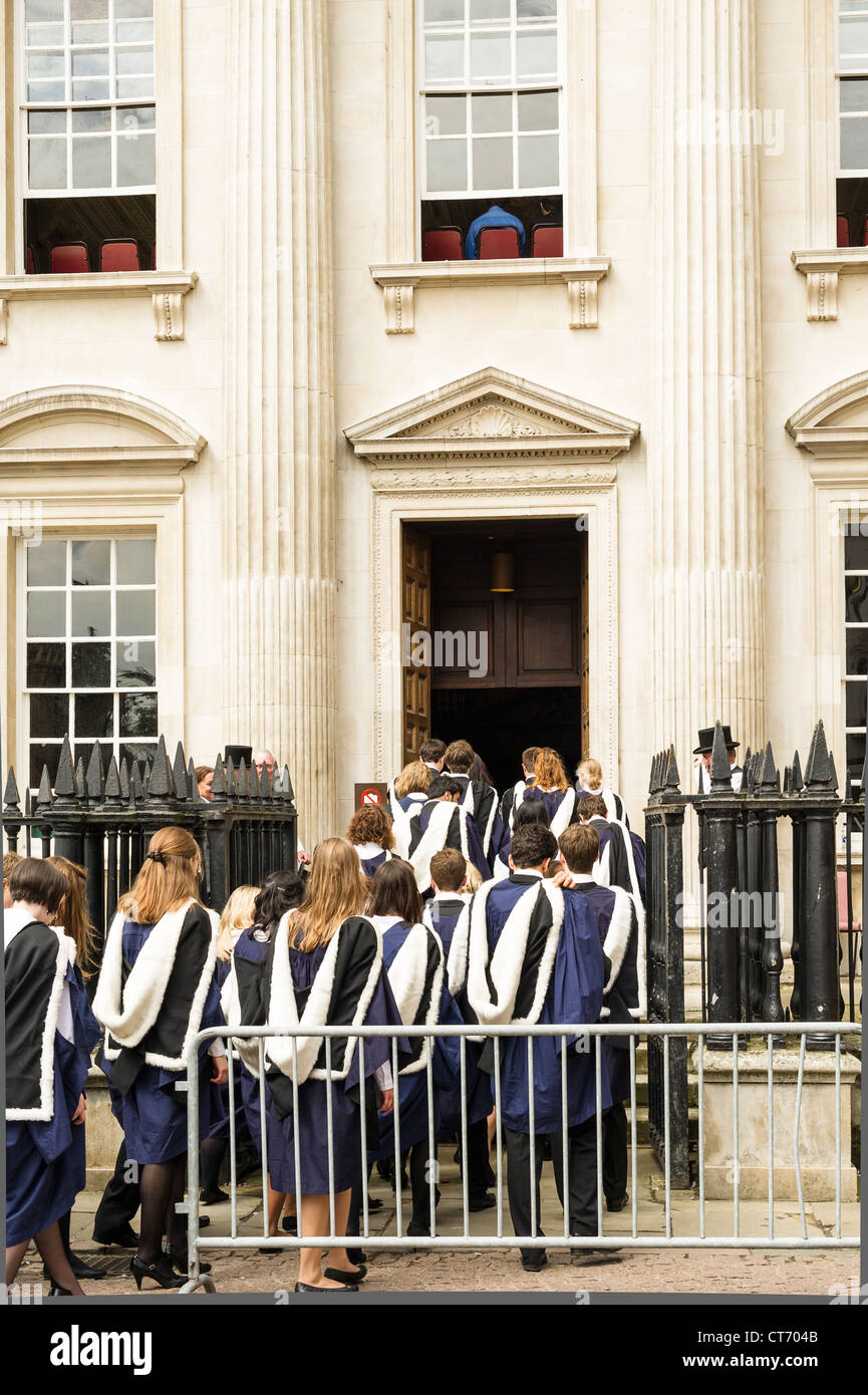 Graduation day for undergraduates at Cambridge university, 2012 (june ...