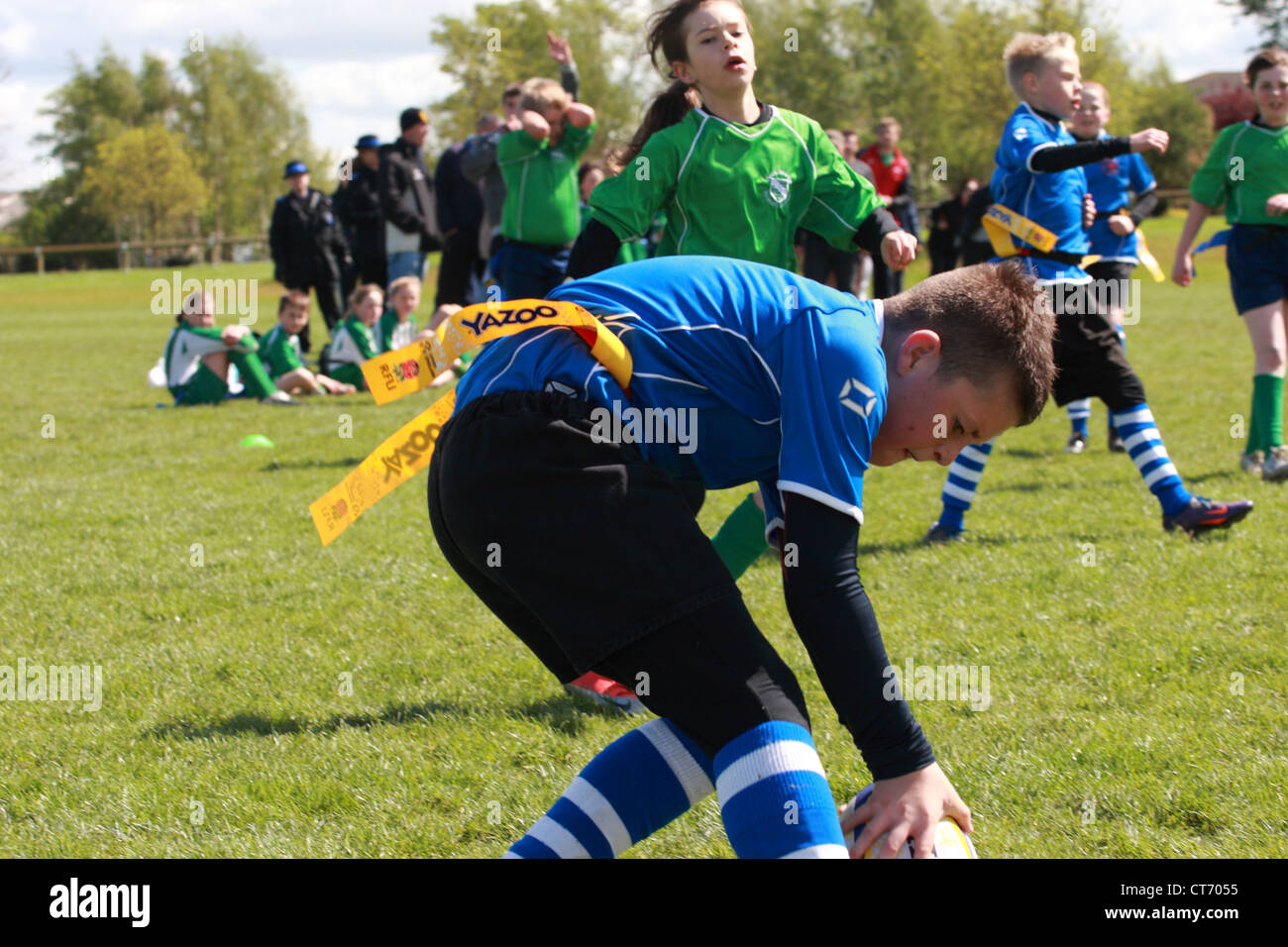 Tag Rugby festival organised by the Gloucestershire Constabulary Stock ...