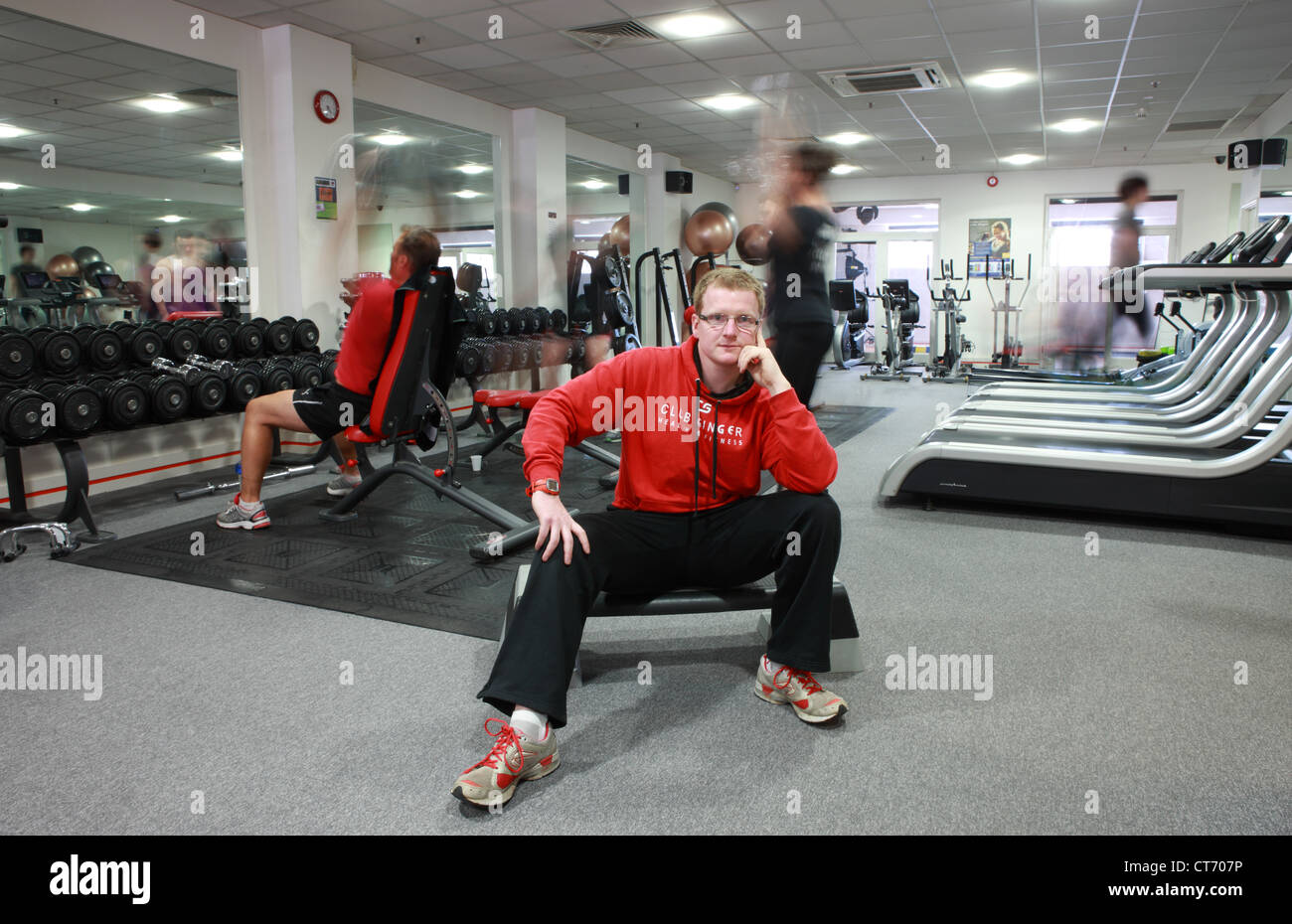 Club owner Andrew Horne in his Ginger gymnasium Stock Photo - Alamy
