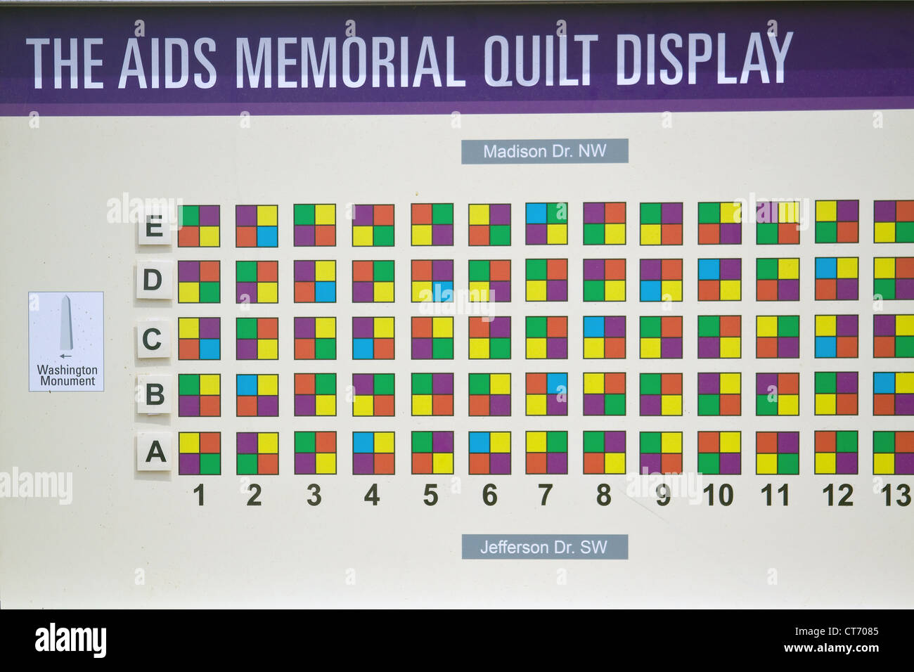 Aids quilt hi-res stock photography and images - Alamy