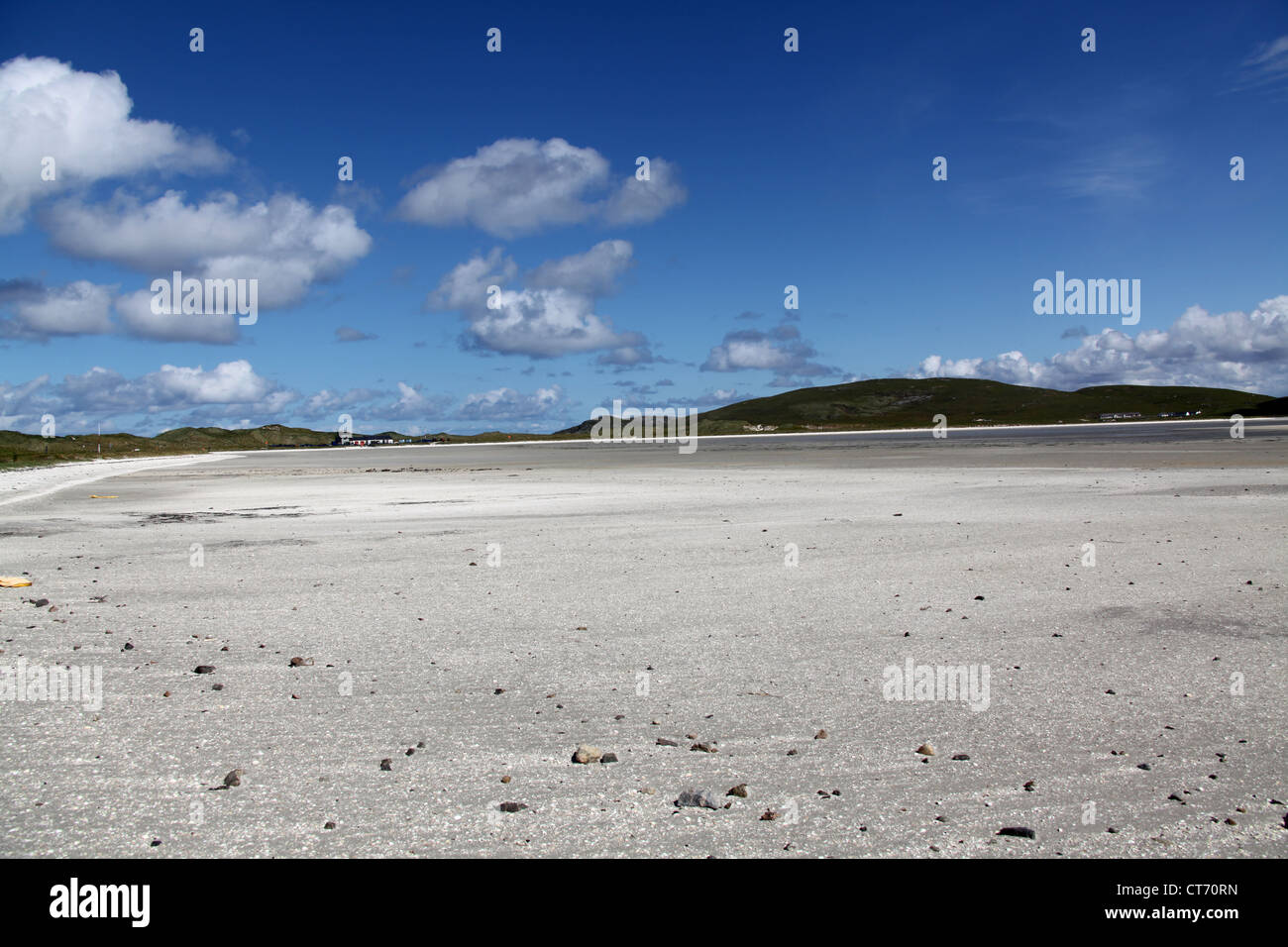 Isle of Barra, Scotland. Picturesque view of Barra Eoligarry Airport ...