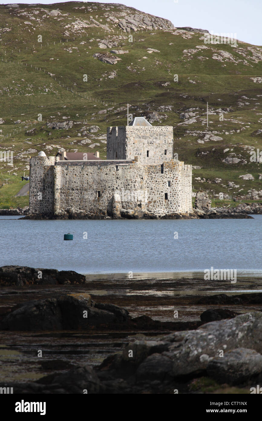 Isle of Barra, Scotland. Picturesque view of Kisimul Castle near the ...