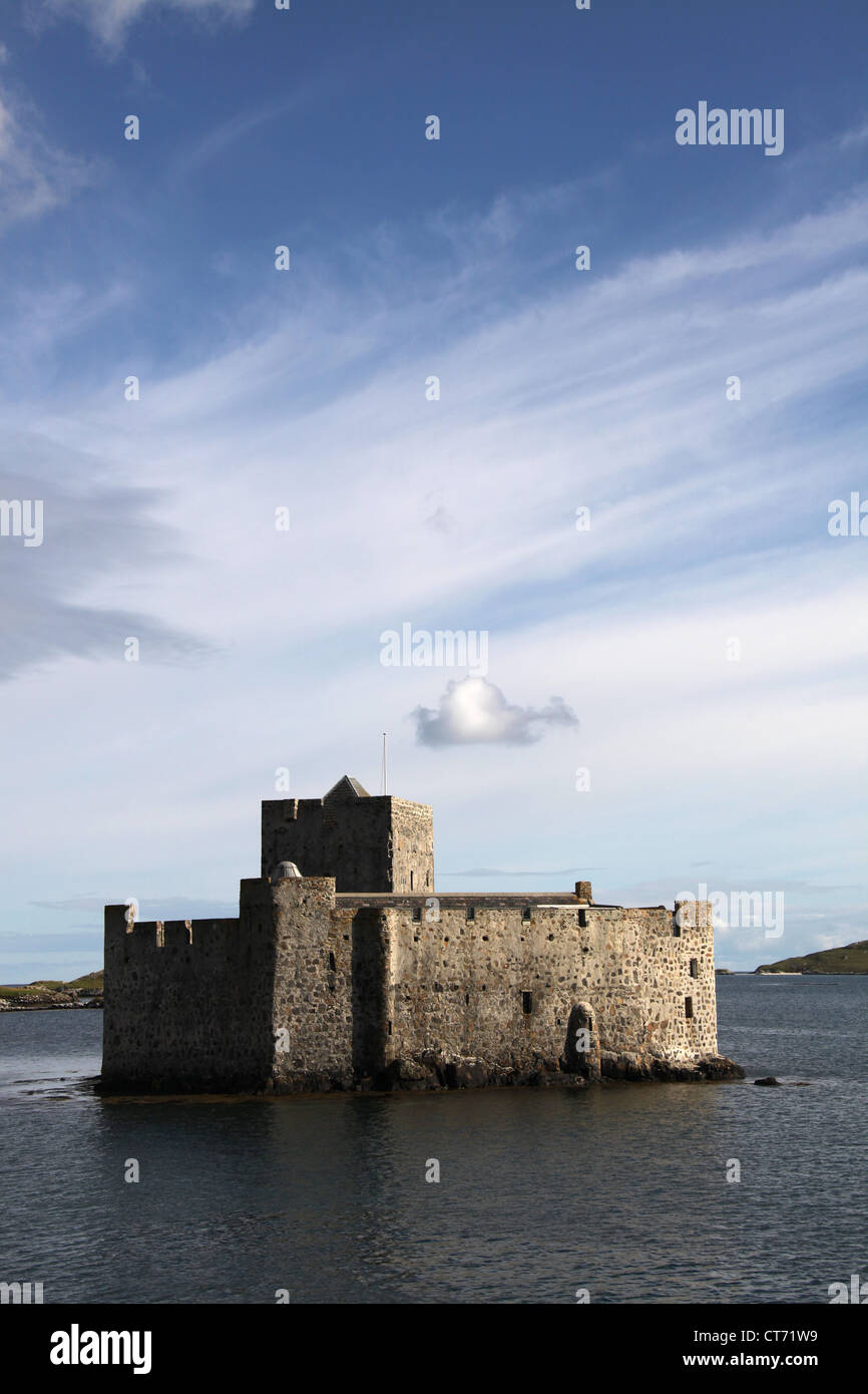 Isle of Barra, Scotland. Picturesque view of Kisimul Castle near the ...