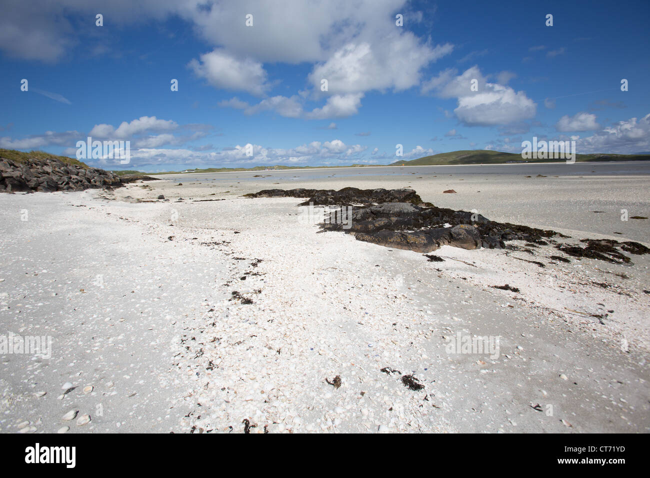 Isle of Barra, Scotland. Picturesque view of Barra Eoligarry Airport ...