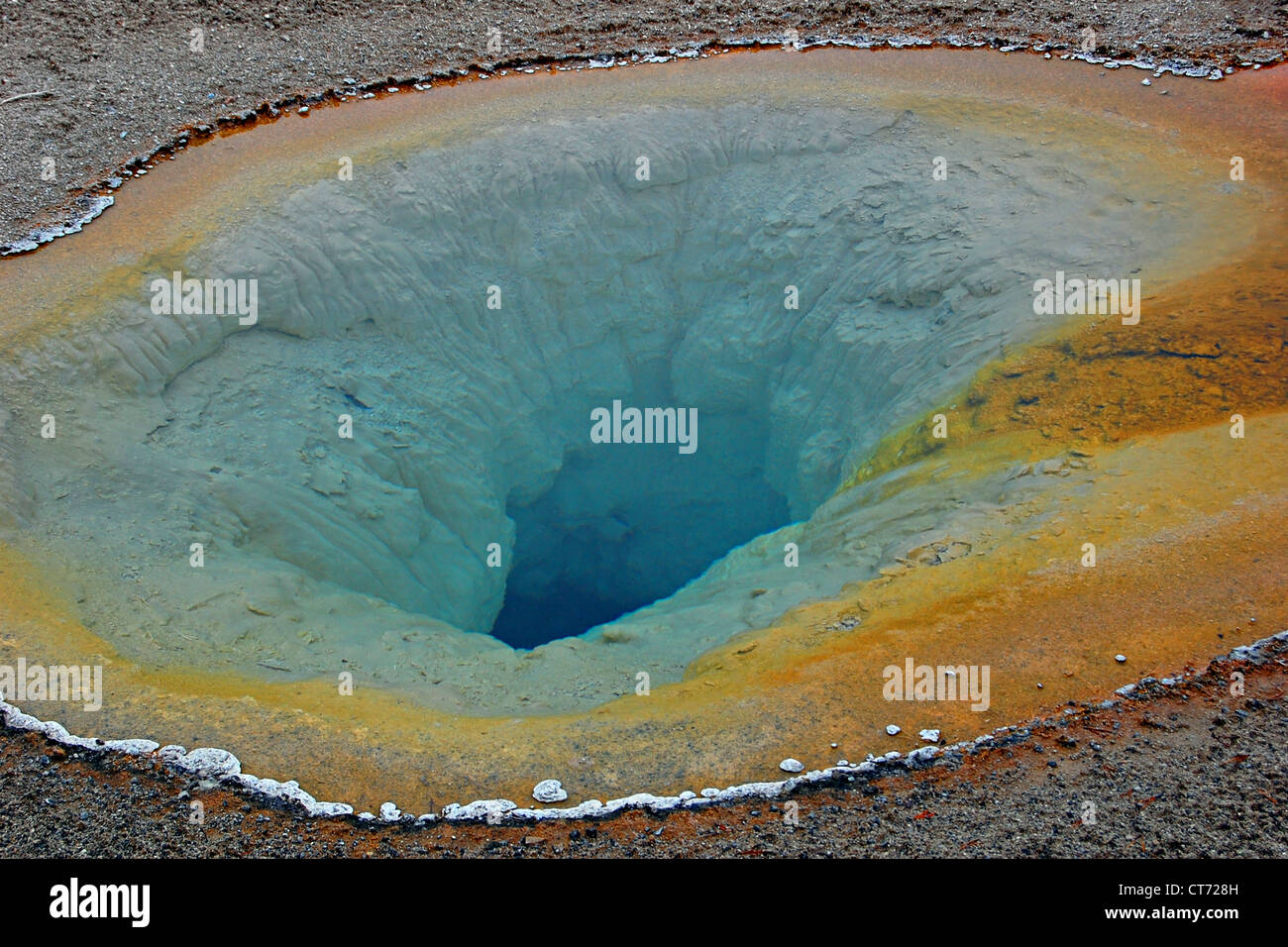 Belgian Pool, Upper Geyser Basin, Yellowstone National Park Stock Photo ...
