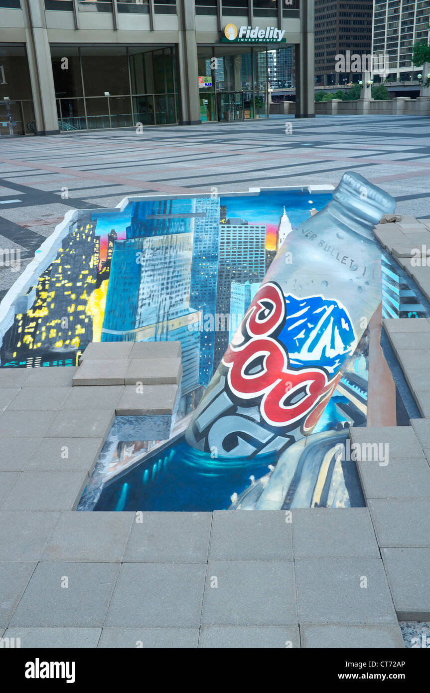 3d pavement art hi-res stock photography and images - Alamy