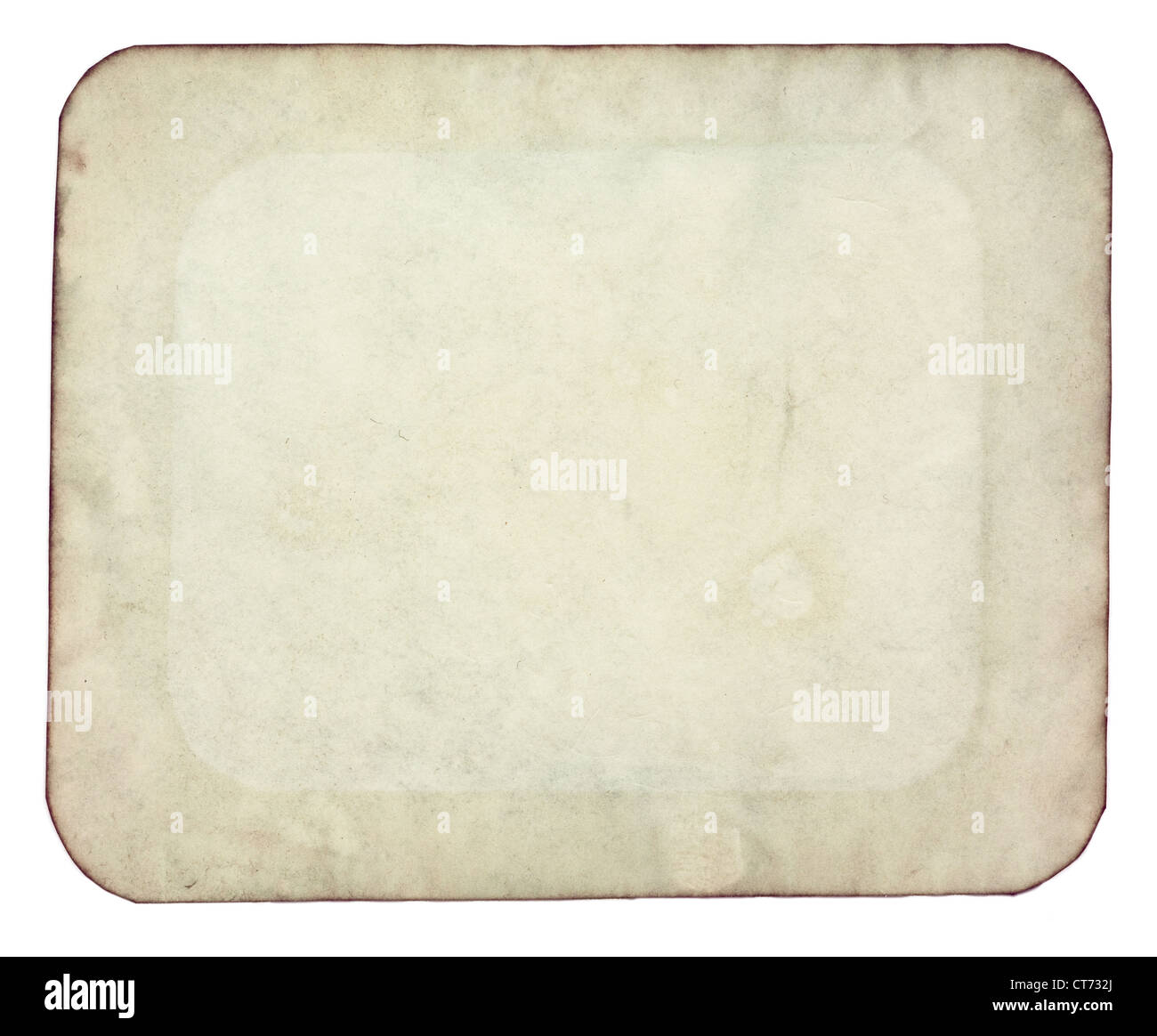 Stained old paper with rough edges Stock Photo - Alamy