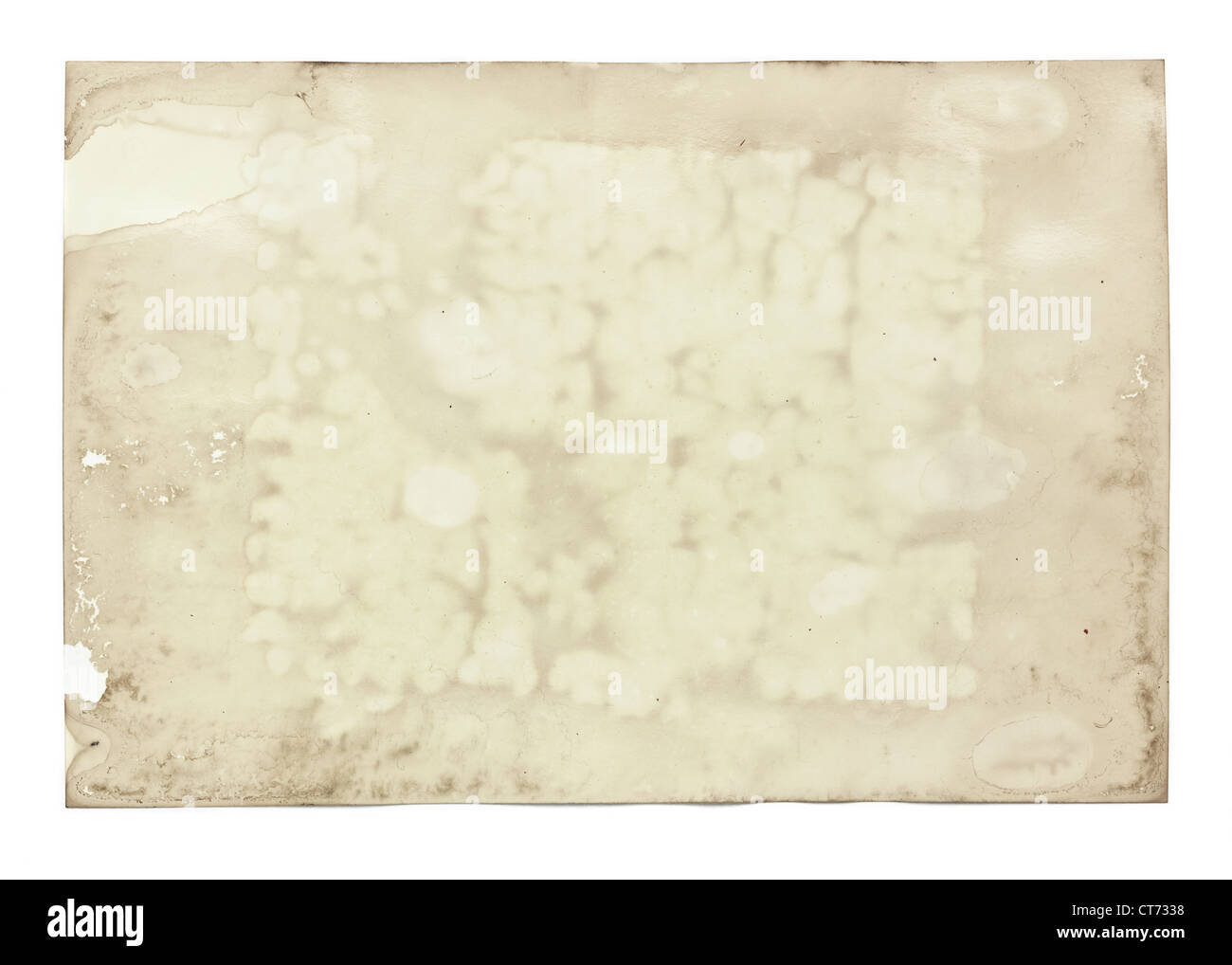 Stained old paper with rough edges Stock Photo - Alamy