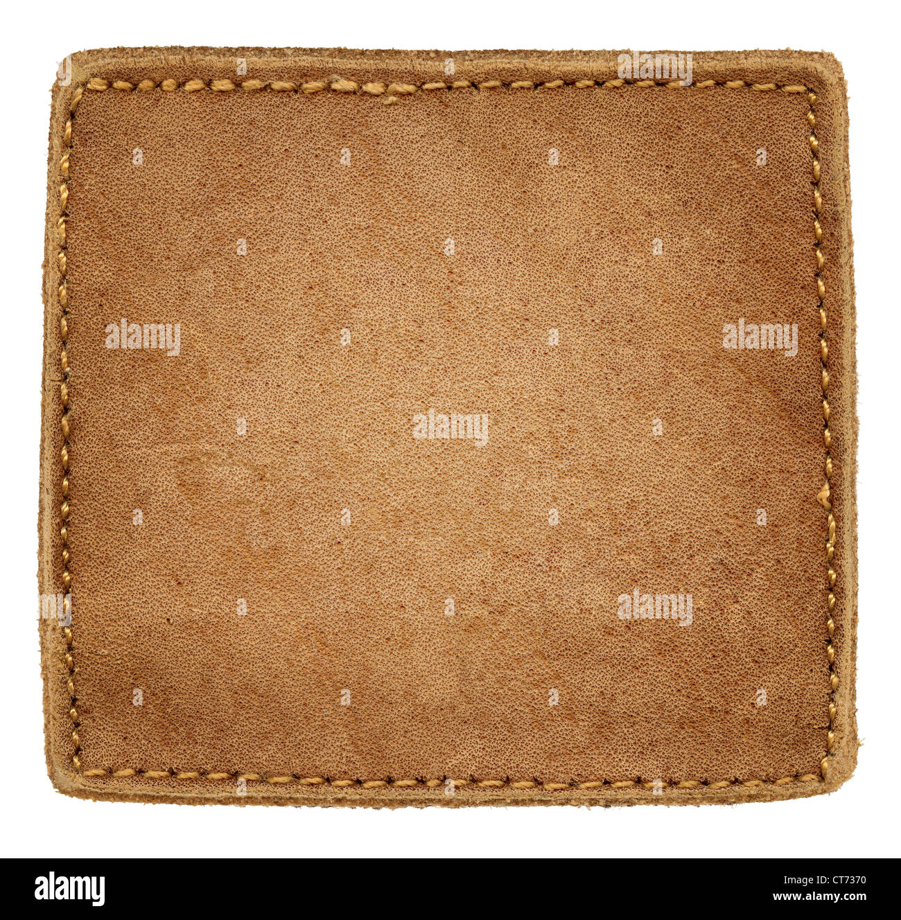 Blank jeans label isolated on white background Stock Photo - Alamy
