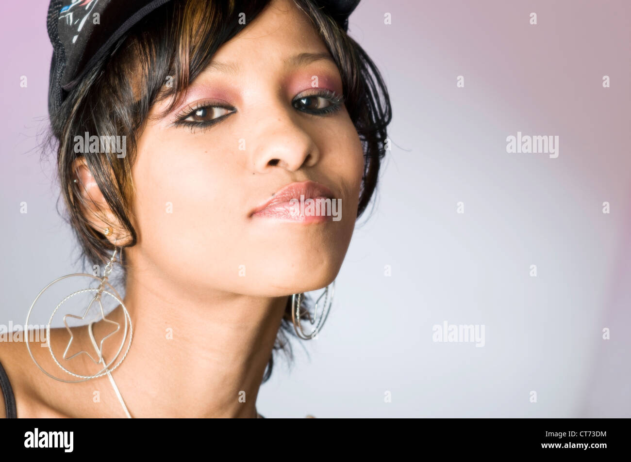 black african model in studio setting Stock Photo - Alamy