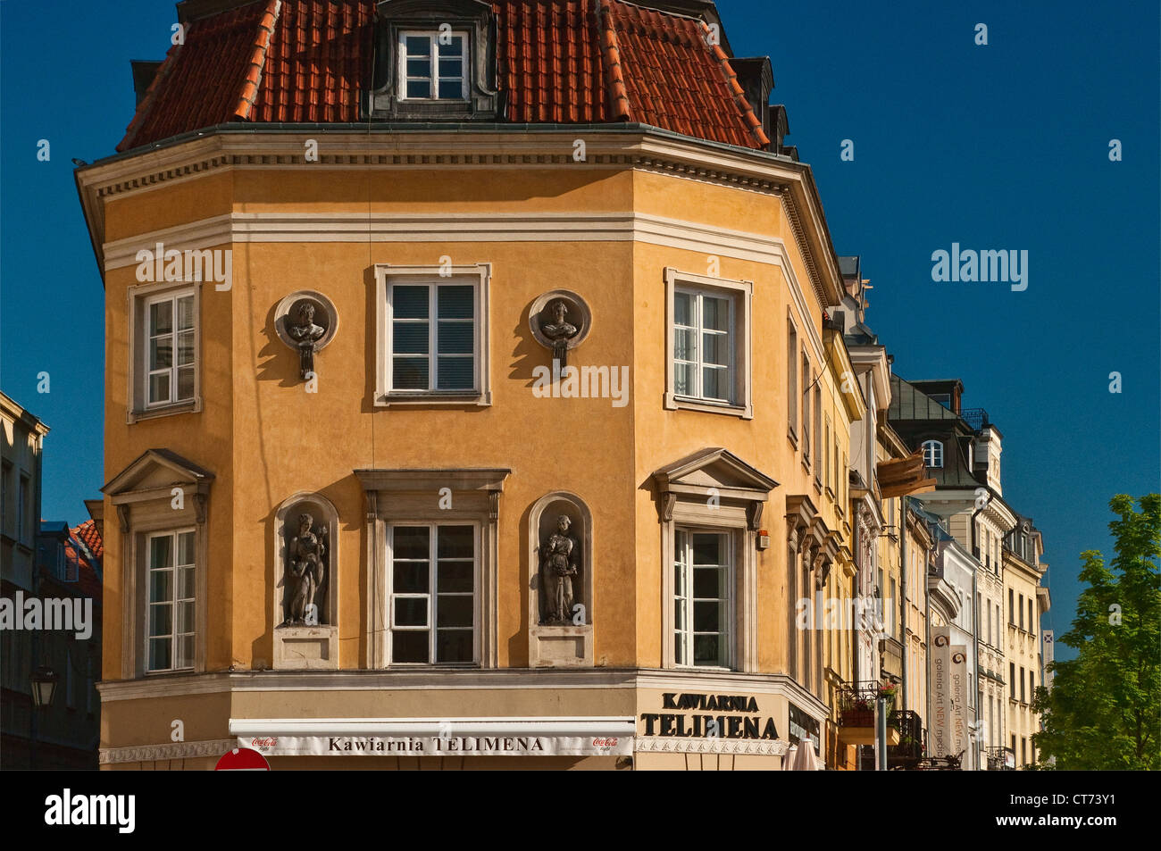 Houses at Krakowskie Przedmieście section of Trakt Królewski (The Royal ...