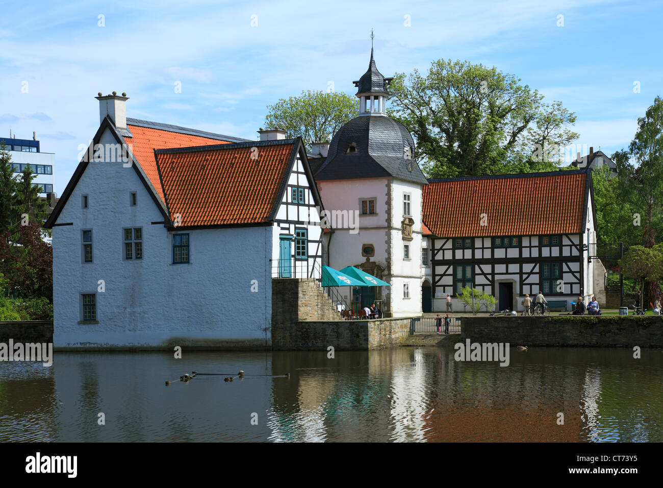 Wasserschloss Haus Rodenberg in Dortmund-Aplerbeck, Ruhrgebiet ...
