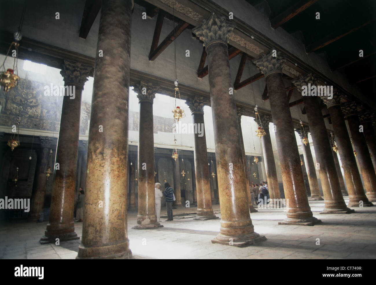 Photograph of the church of the nativity in Bethlehem Judea Stock Photo ...