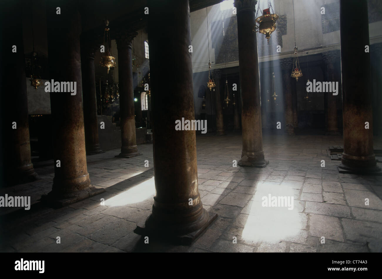 Photograph of the church of the nativity in Bethlehem Judea Stock Photo ...
