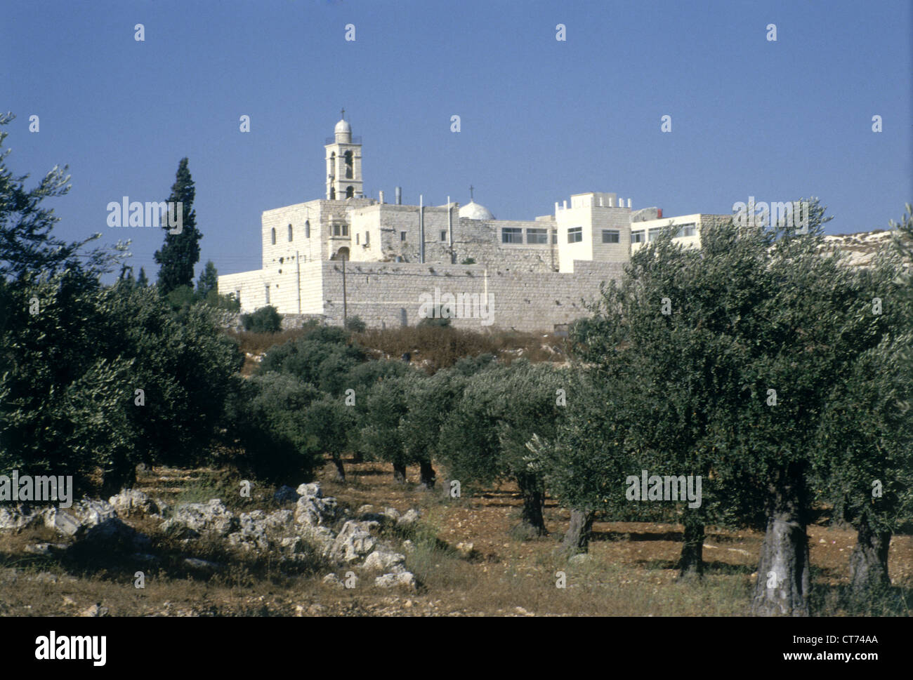 Photograph of the Monastery of Mar Elias in Judea Stock Photo - Alamy