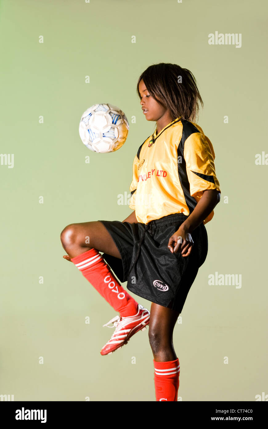 black african model in studio setting Stock Photo - Alamy