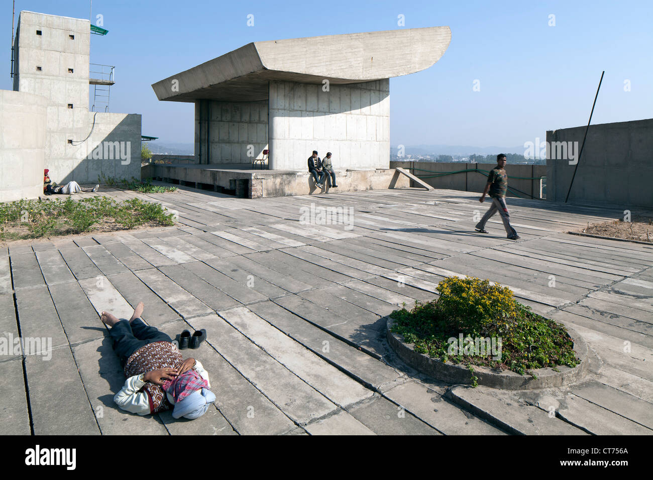 Capitol Complex, Chandigarh, India. Architect: Le Corbusier, 1957 ...