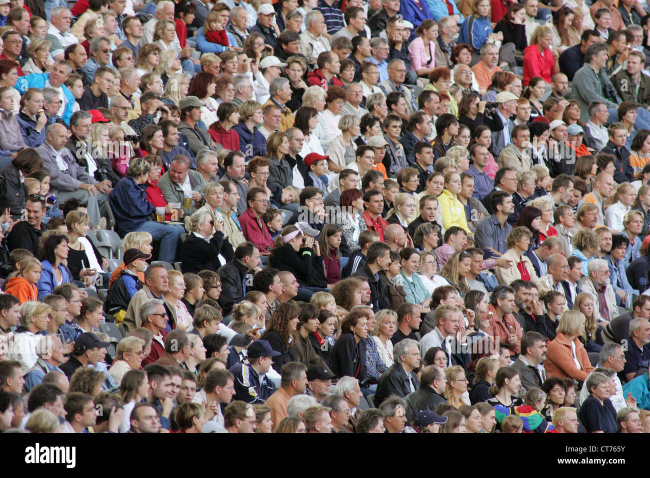 Berlin, spectators in the Olympic Stadium in Berlin Stock Photo - Alamy