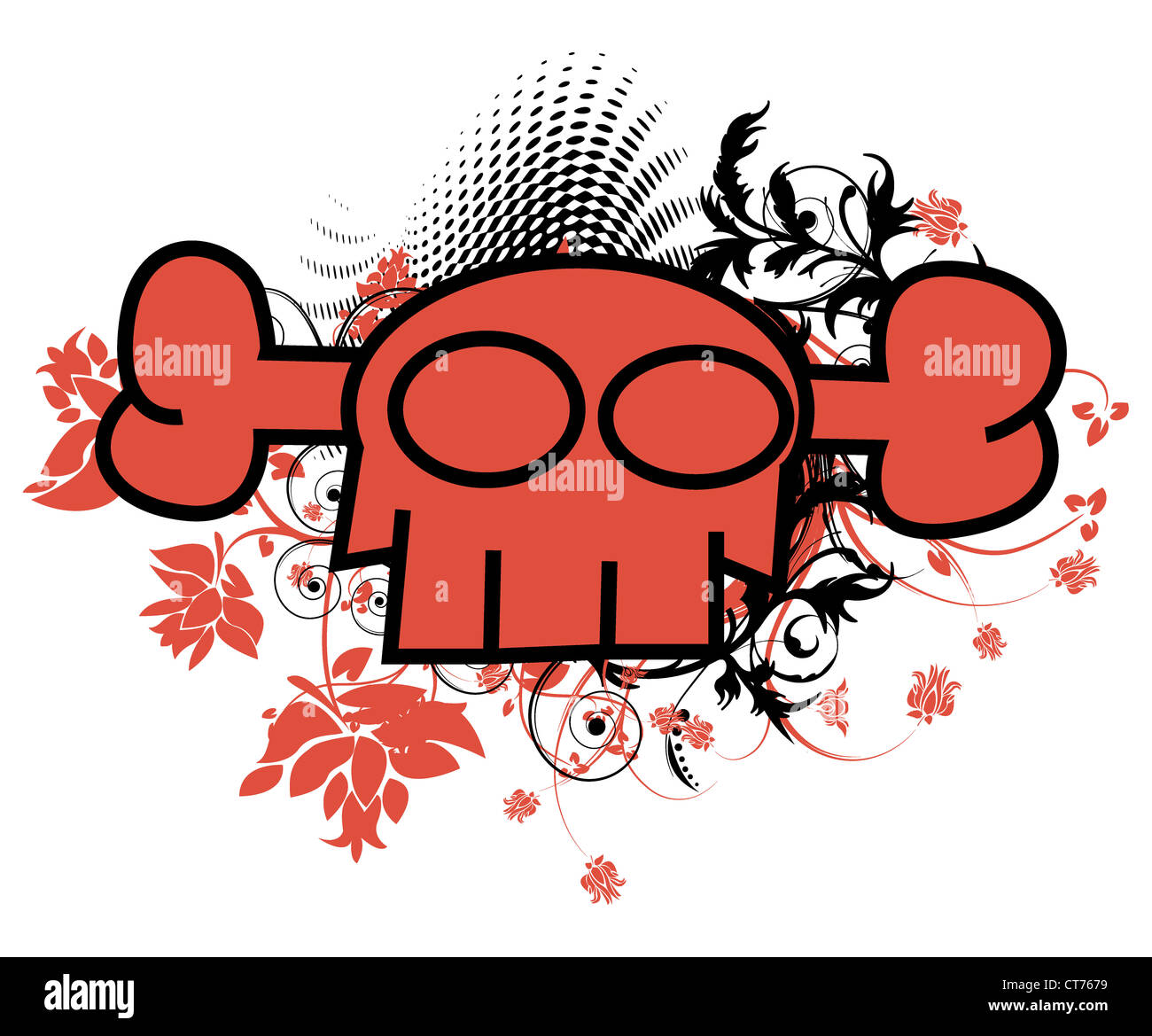 Emo floral frame hi-res stock photography and images - Alamy