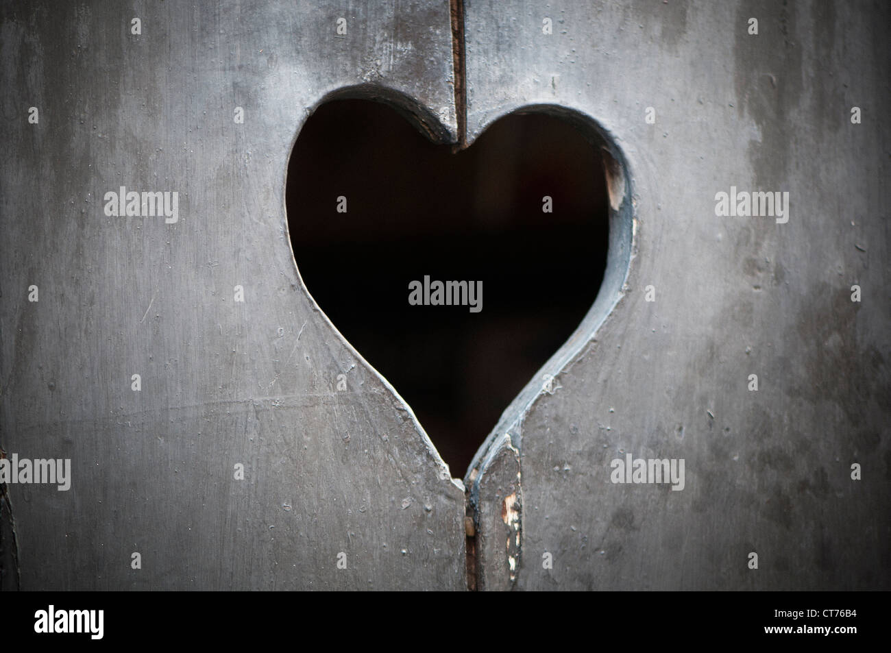 Antique door, heart hi-res stock photography and images - Alamy