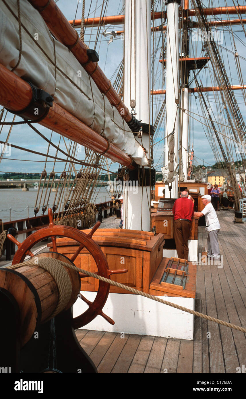 Ireland, New Ross, emigrant ship Dunbrody Stock Photo - Alamy