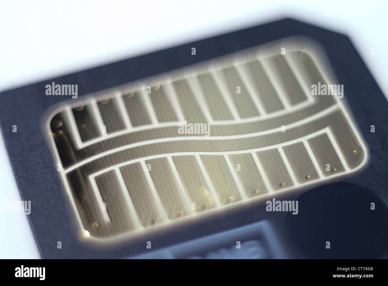 Chip a SmartMedia card Stock Photo - Alamy