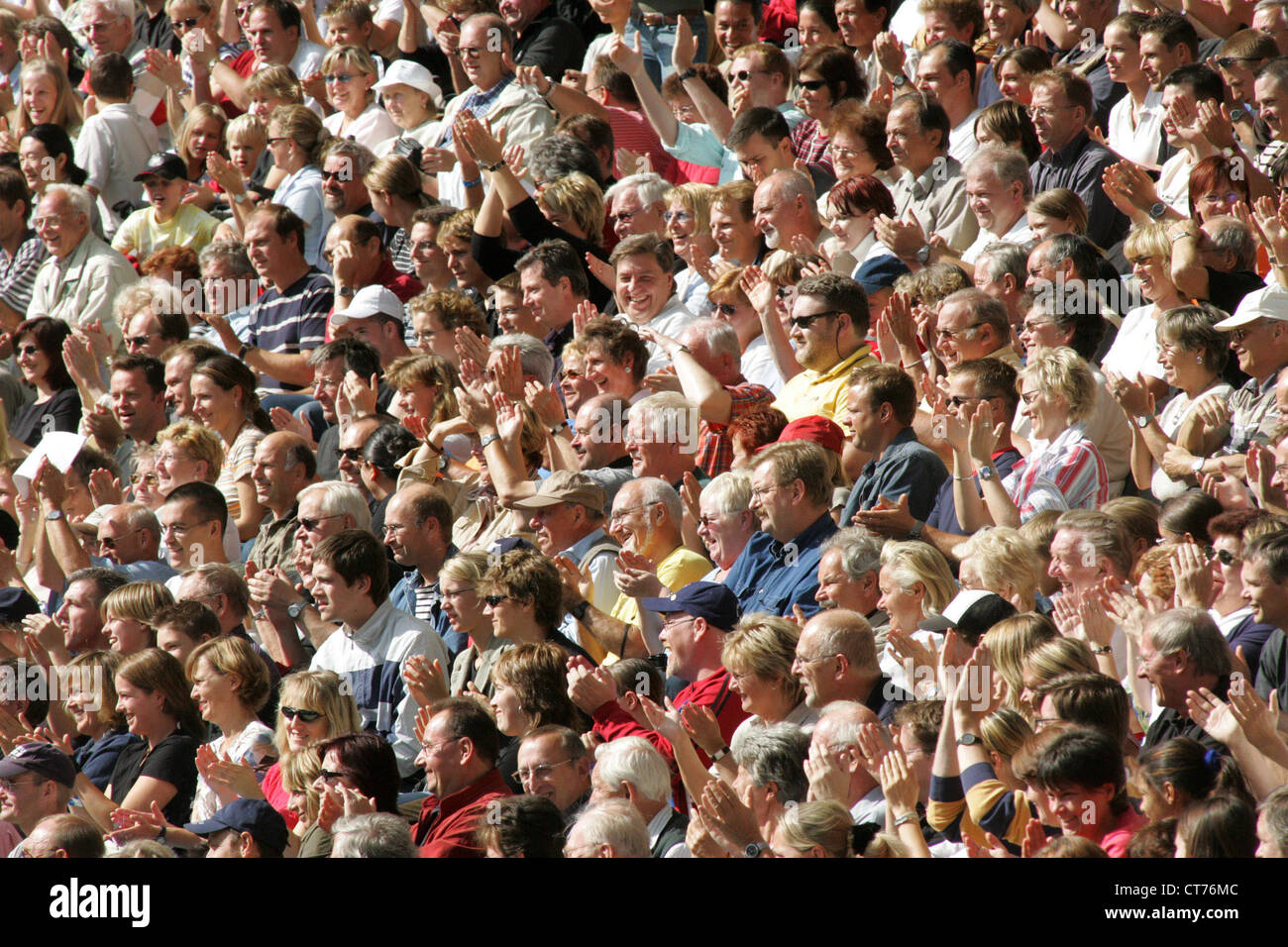 Berlin, spectators in the Olympic Stadium in Berlin Stock Photo - Alamy