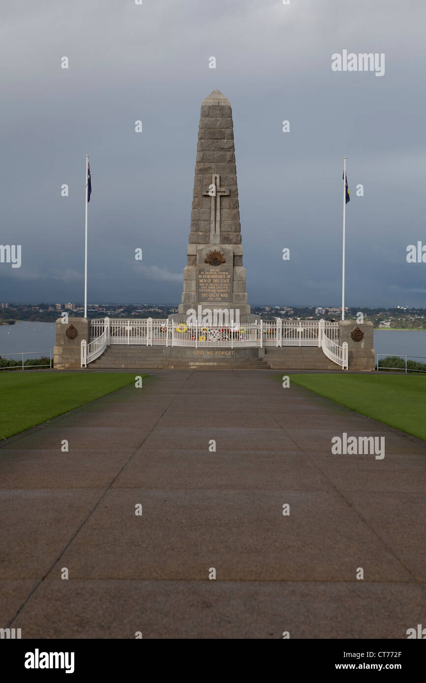 War remorial in Kings Park, Perth, Western Australia Stock Photo - Alamy