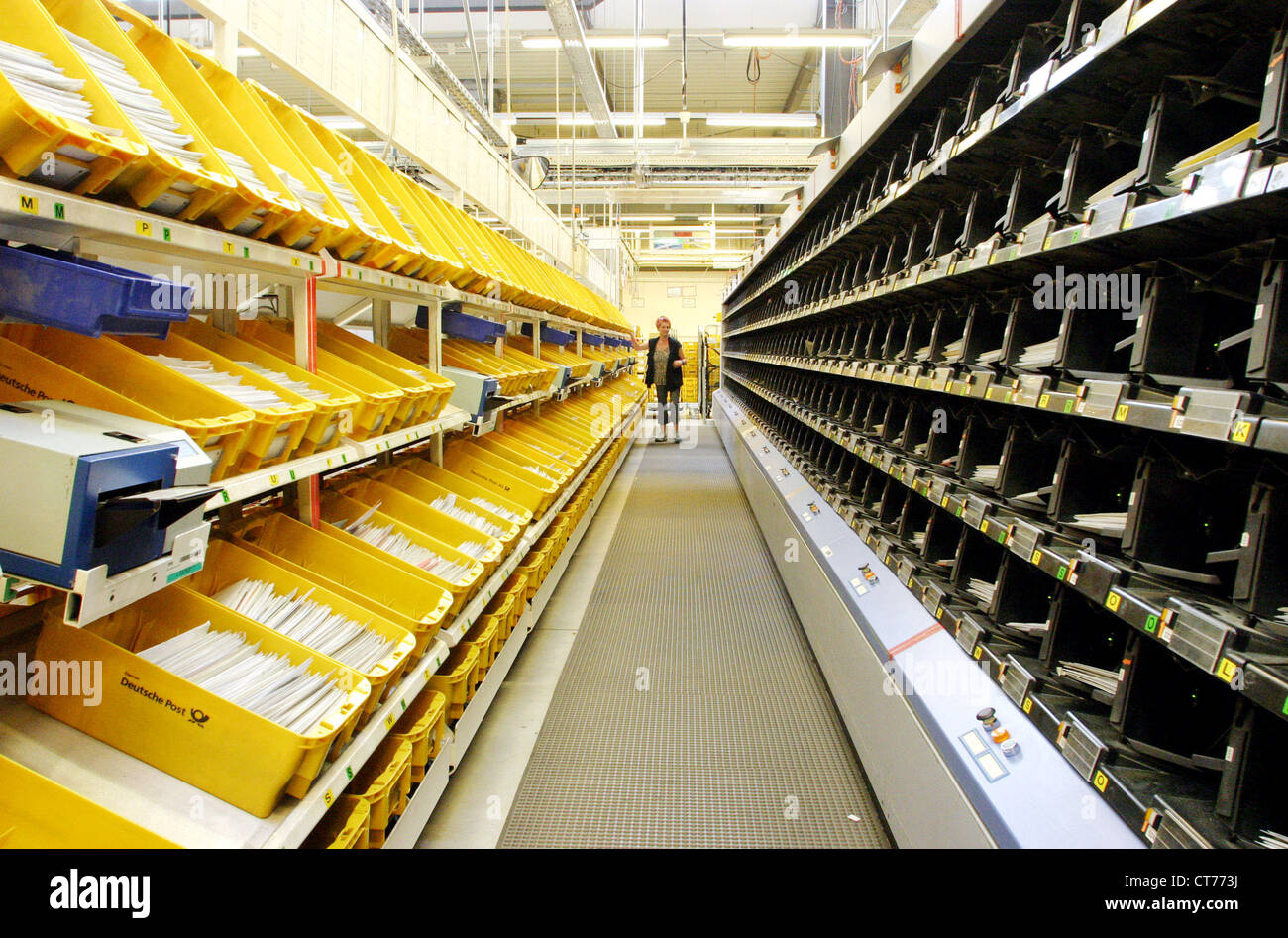 Frachtpostzentrum of Deutsche Post AG, Berlin Stock Photo - Alamy