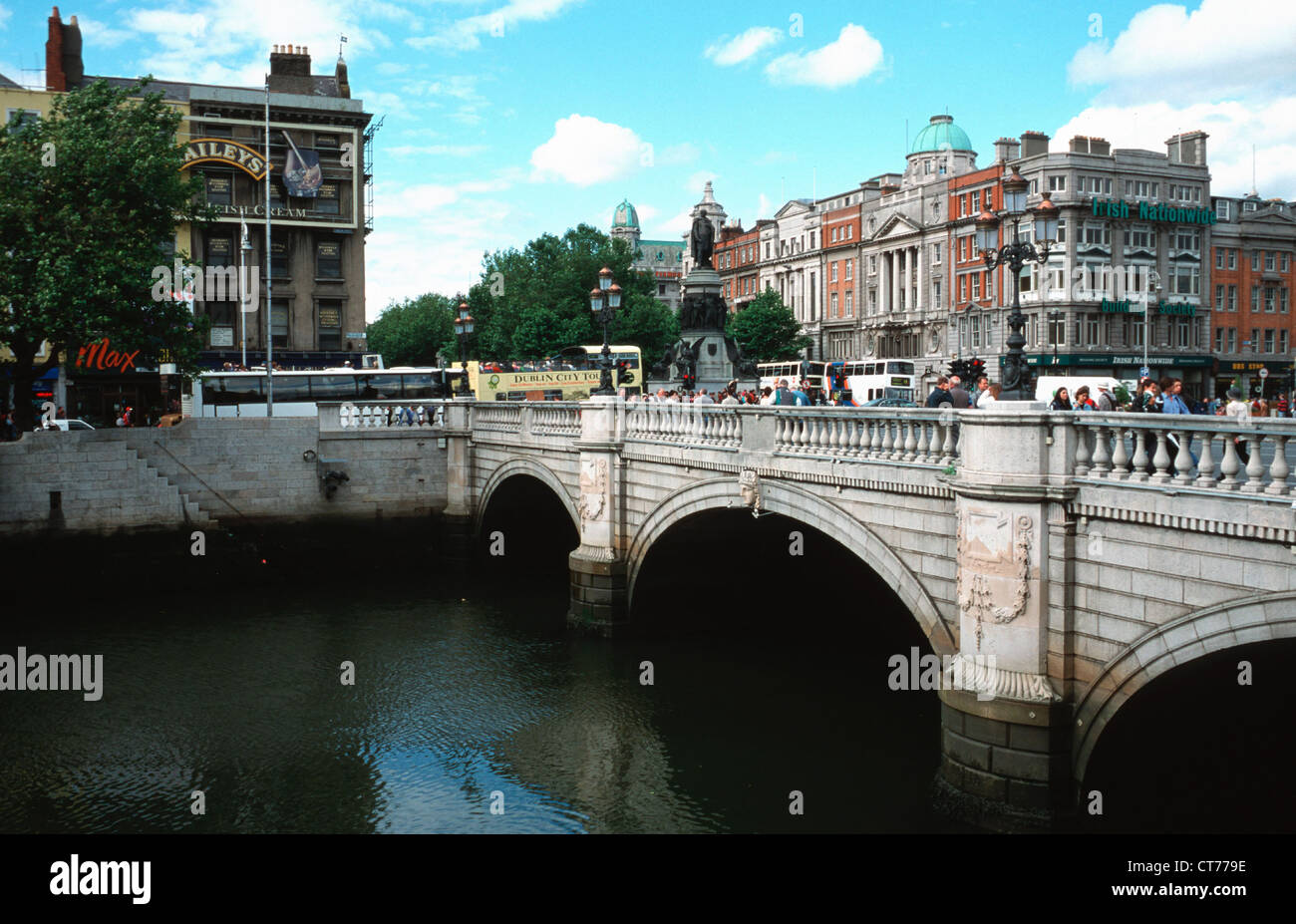 Ireland, Dublin, O Connell Bridge Stock Photo - Alamy