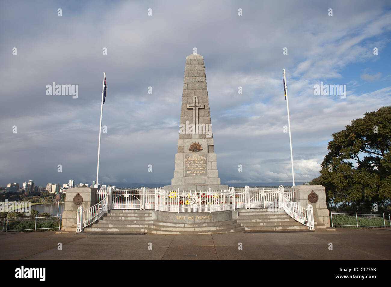 War remorial in Kings Park, Perth, Western Australia Stock Photo - Alamy