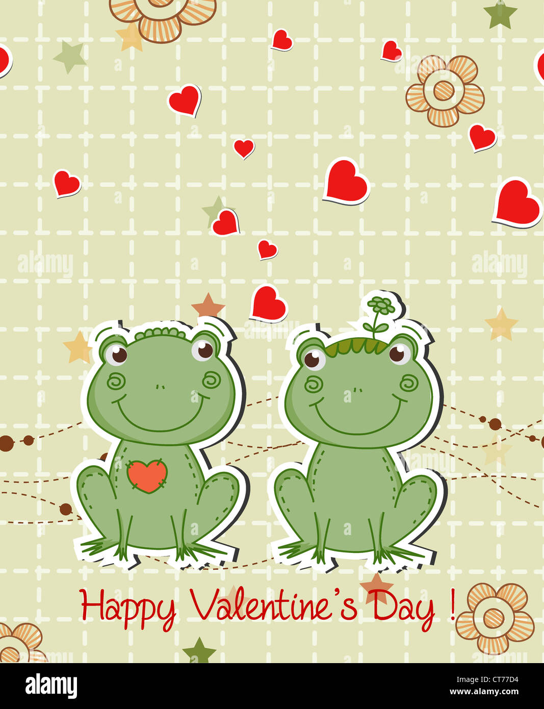 Frogs illustration hi-res stock photography and images - Alamy