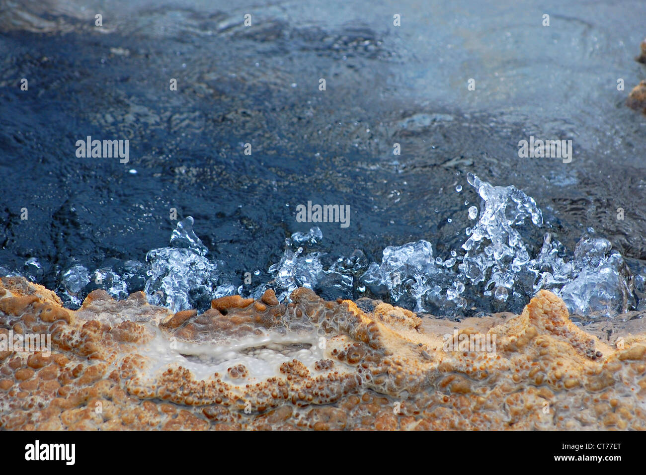 Ear Spring, Upper Geyser Basin, Yellowstone National Park Stock Photo ...