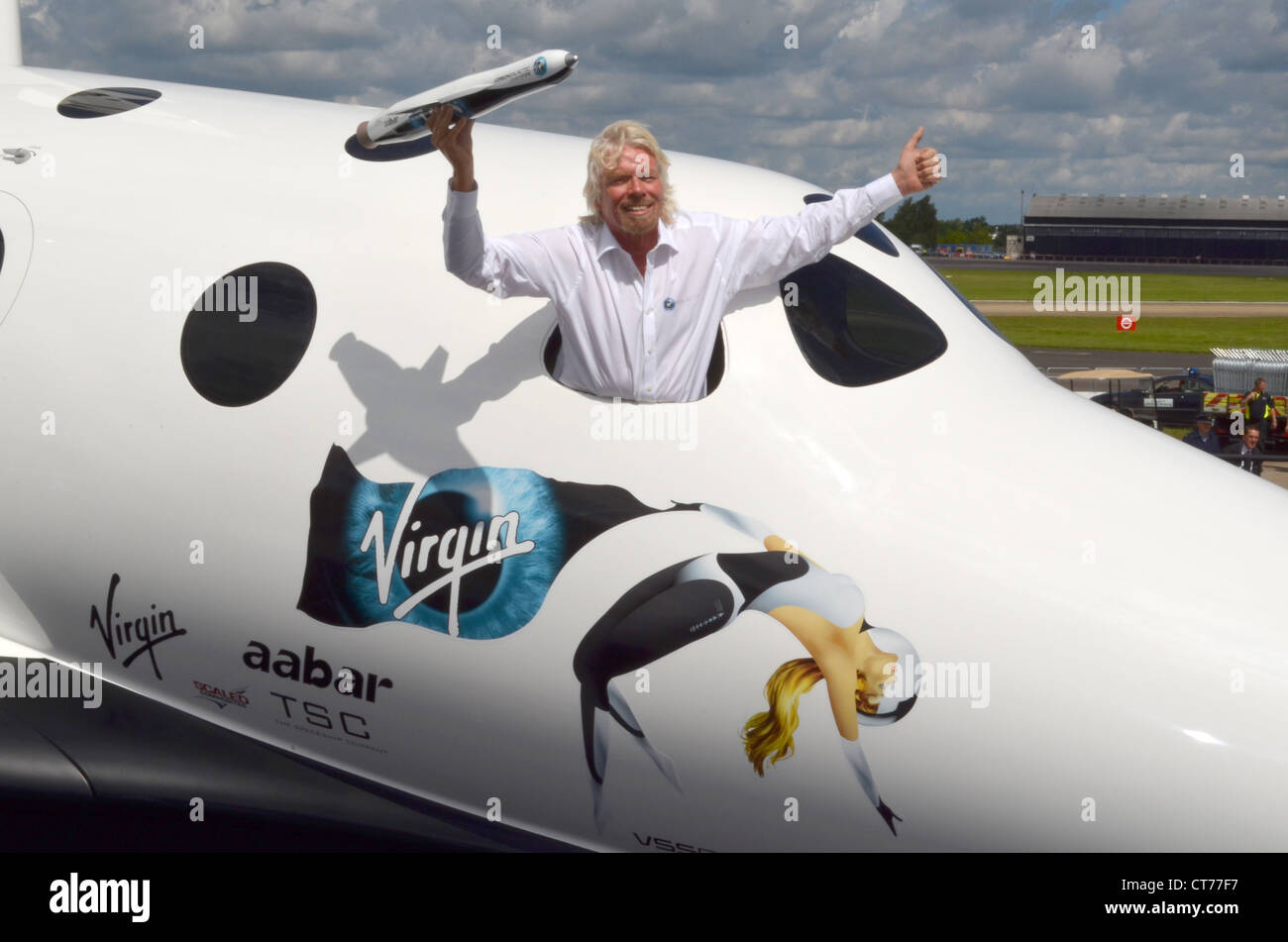 Richard Branson Space Shuttle Port