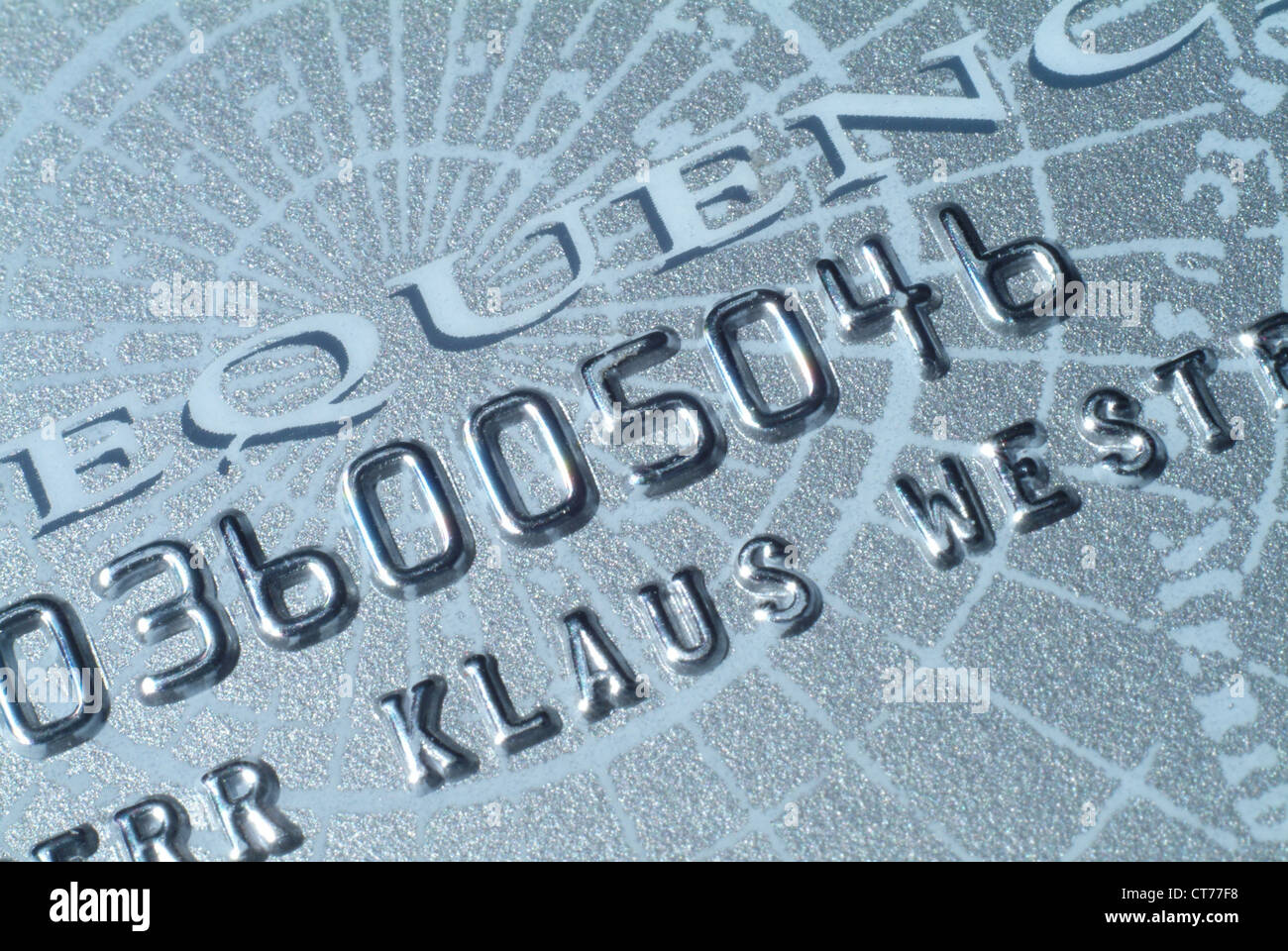Details of a credit card Stock Photo - Alamy