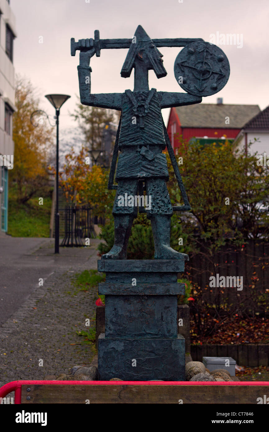 Norwegian viking statue hi-res stock photography and images - Alamy