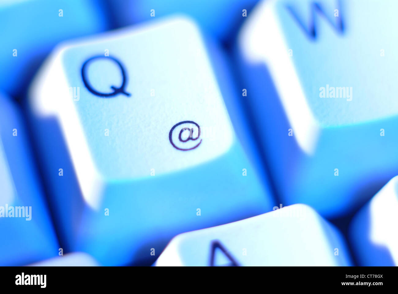 at key on a keyboard Stock Photo - Alamy
