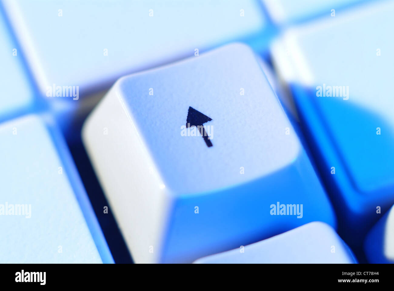 Arrow key on a keyboard Stock Photo - Alamy
