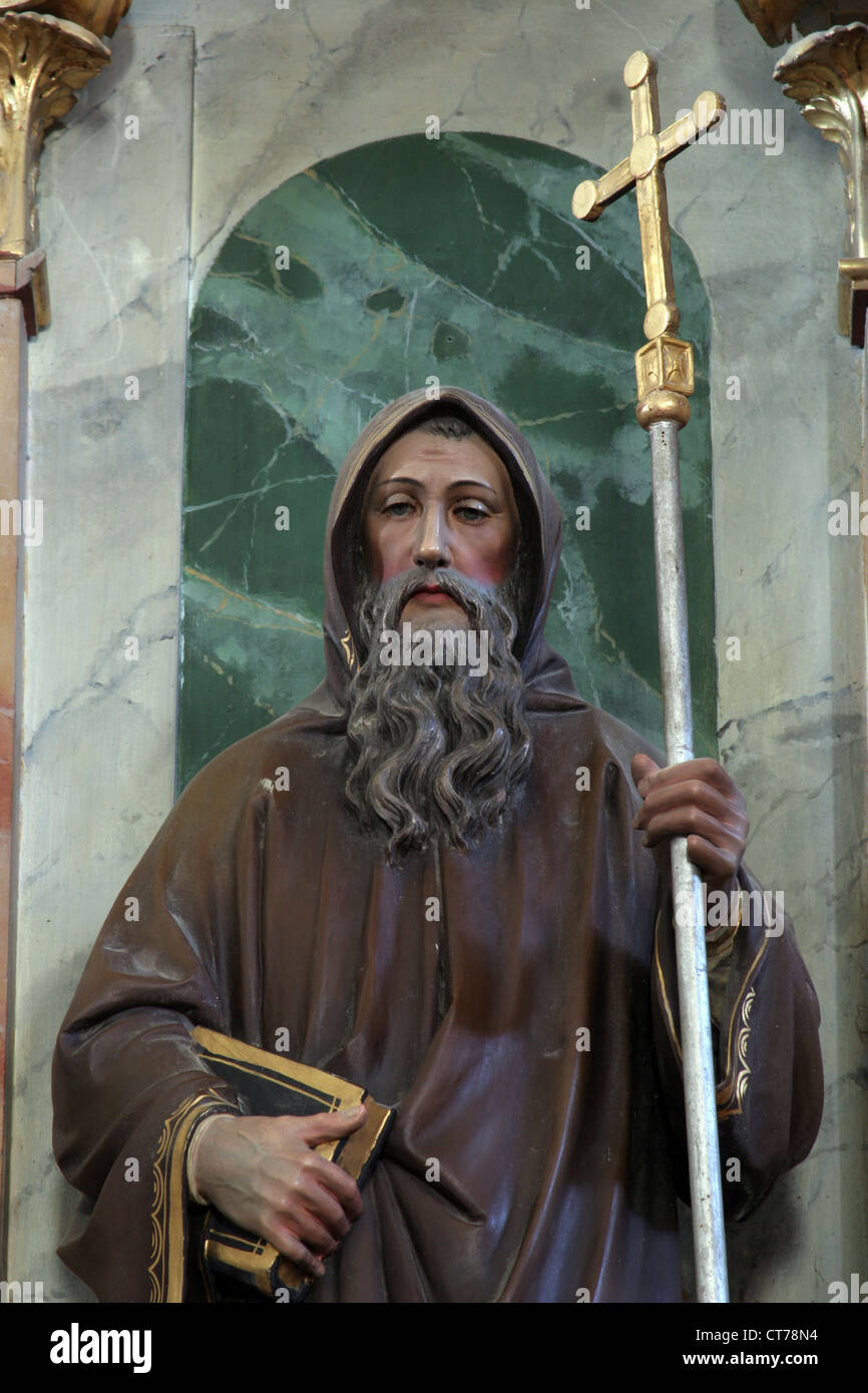 Saint Anthony the Great Stock Photo - Alamy