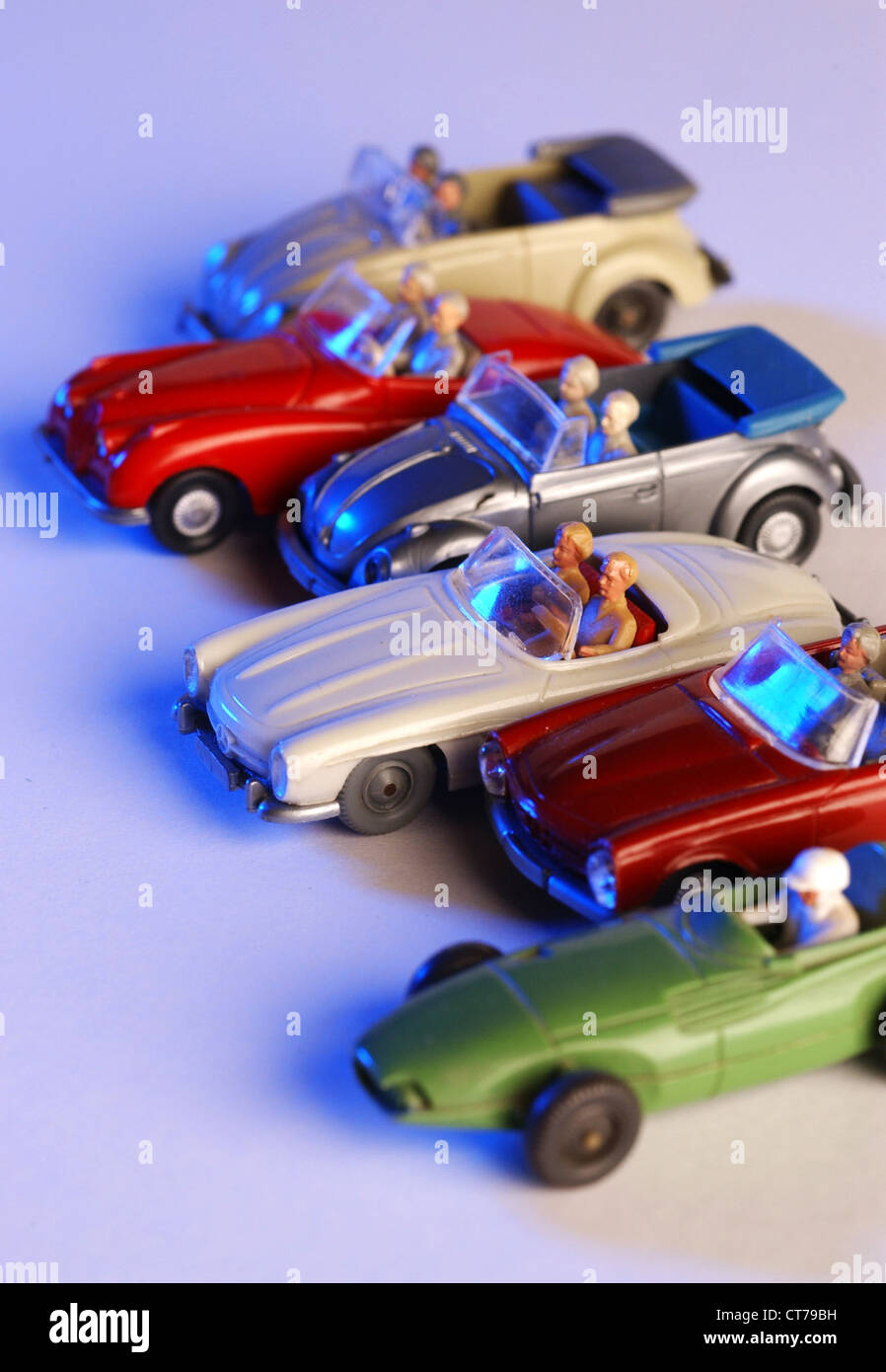 Wiking model cars, convertibles Stock Photo - Alamy