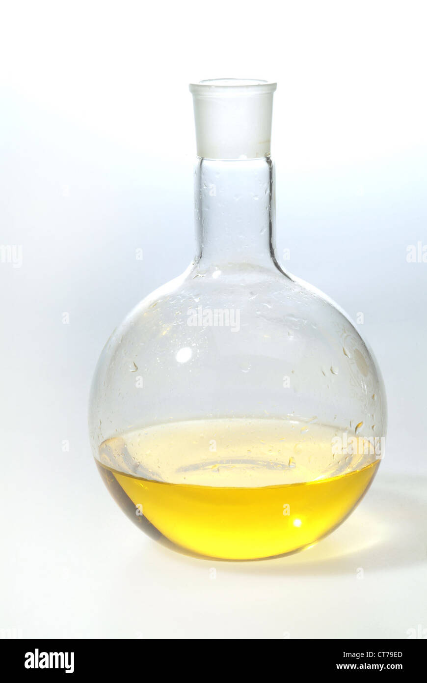 A reagent bottle with Liquid Stock Photo - Alamy