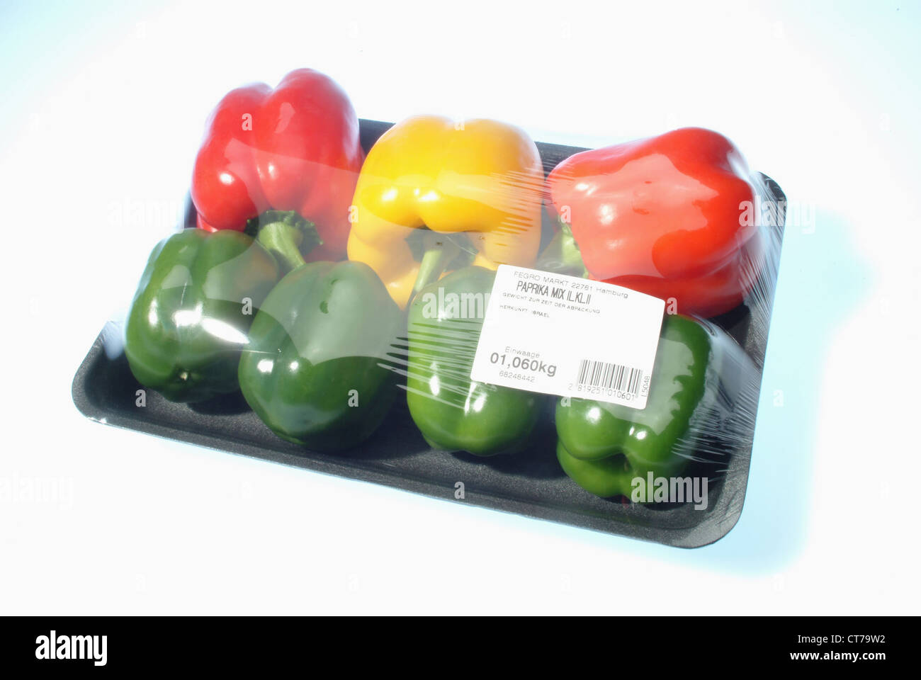 Pepper in packaging Stock Photo - Alamy
