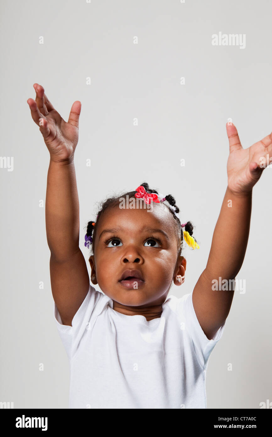 Begging child female pretty hi-res stock photography and images - Alamy