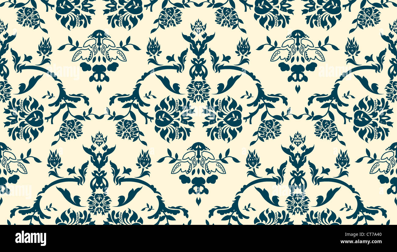 seamless baroque pattern Stock Photo - Alamy